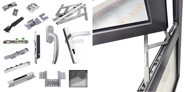 Aluminum Alloy Operable Casement Window Horizontal And Vertical