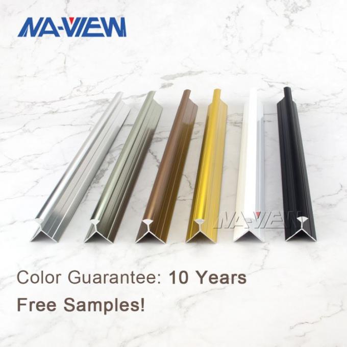 Nickel Ceramic Corner Quadrant Quarter Round Tile Trim Molding Edging