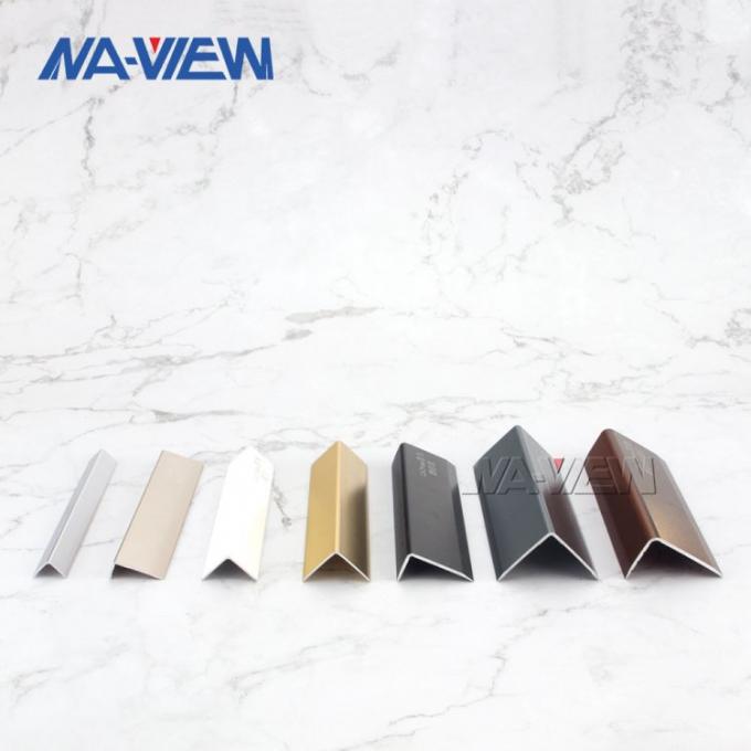 Black Ceramic Bullnose Metal Tile Edging Angle Corner Trim